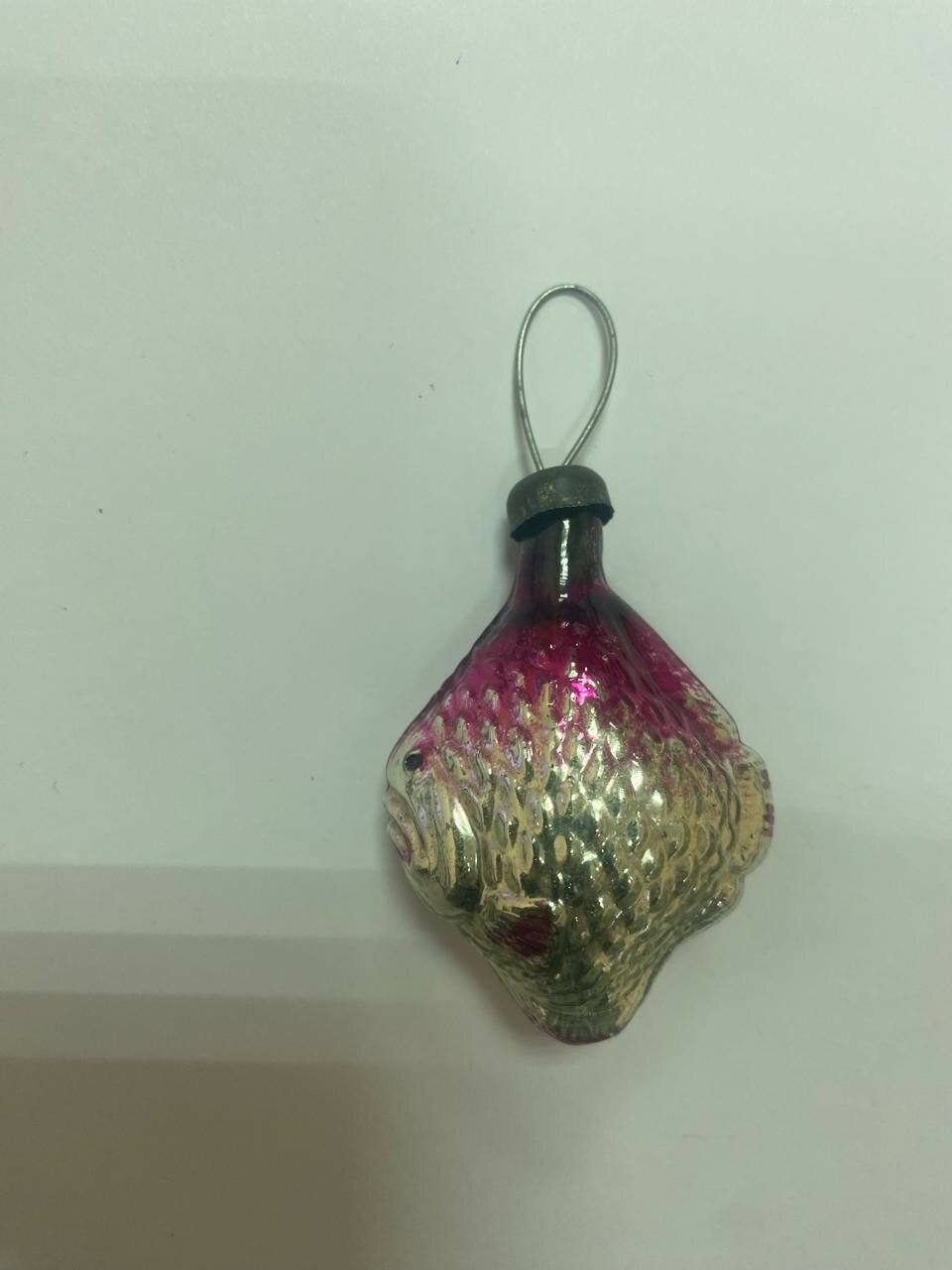 Игрушка на елку Рыбка редкая Винтаж из СССР