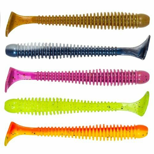 Силиконовая приманка CF Vibro Worm 3.4 12-85-M94-6-F 8.5см. 5шт.