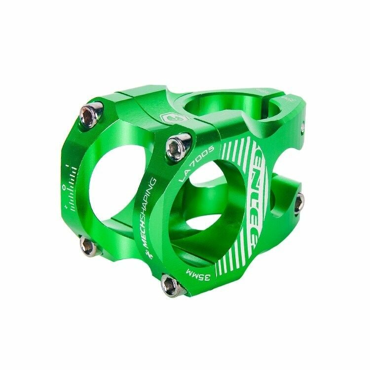 Вынос руля Enlee MTB XR-350, алюминиевый, R:0, L:35mm, D:31.8, зелёный
