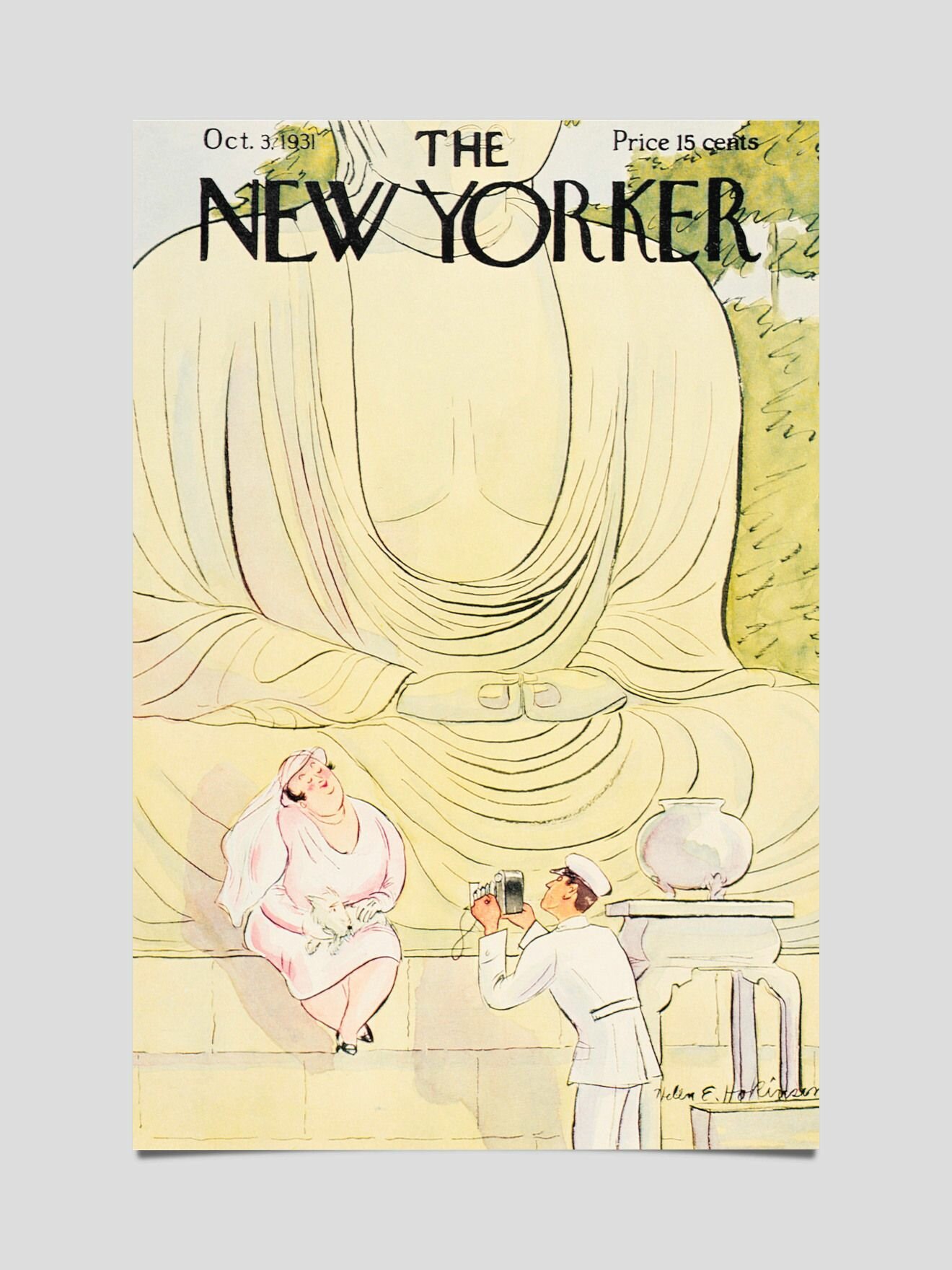Постер по обложе The New Yorker 03.10.1931, размер 40 на 60 см. - Poster4me