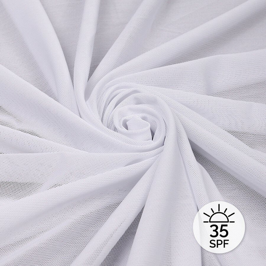 Сетка эластичная с защитой SPF TBY. OLG136 140г/м² ш.160см цв. белый уп.1м