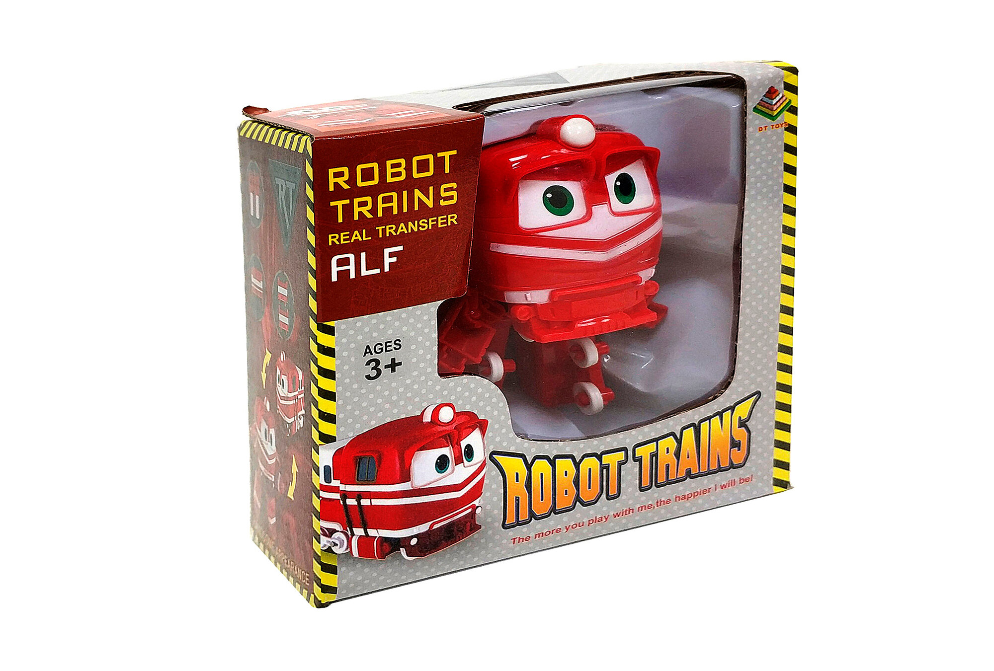 Трансформер Robot Trans ALF Робот-поезд Альф (красный)