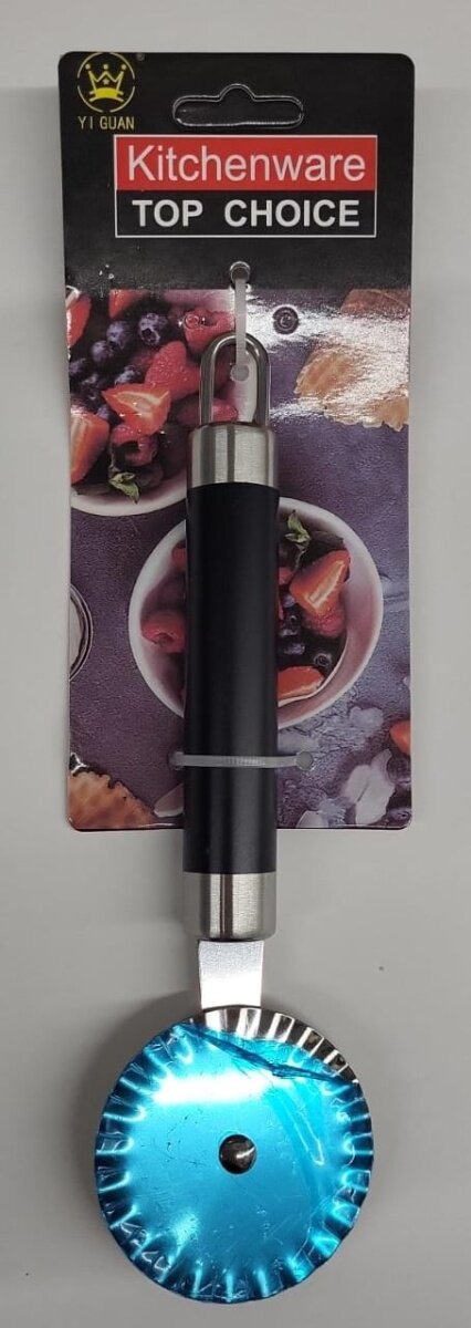 Нож для нарезки пиццы KITCHENWARE TOP CHOICE, рельефный, длина 18,5 см, Ø 5.5 см