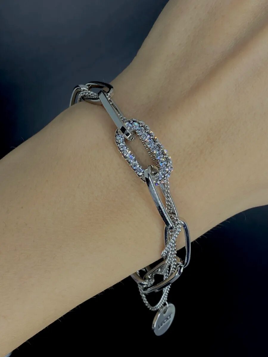 Браслет, стразы