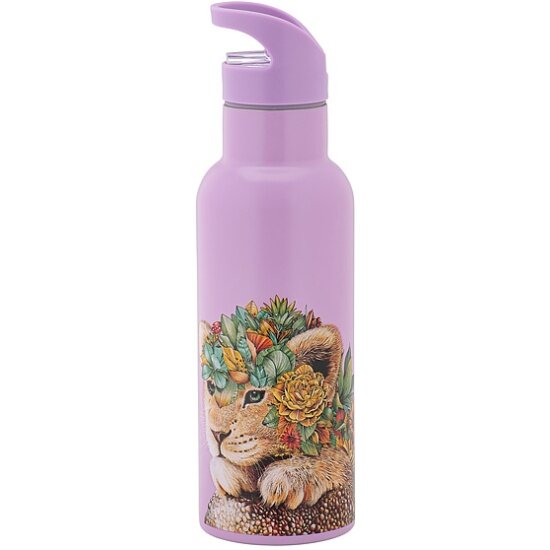 Термос-бутылка Maxwell & Williams вакуумная "Живая планета" (львёнок) в индивидуальной упаковке, 0.5л