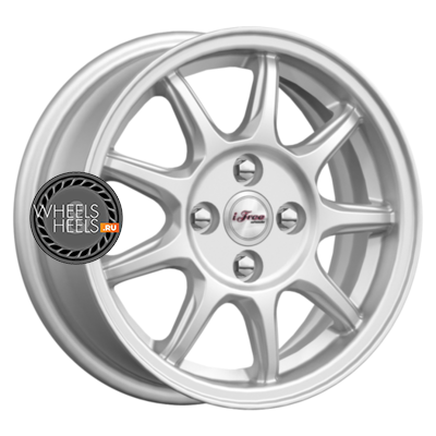 Диск автомобильный литой iFree Эвил (КС1068) 14x5.5 4x98 et35 dia58.5 Нео-классик