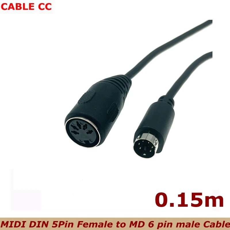 Кабель DIN 5 Pin - MIDI 6 Pin CableCC