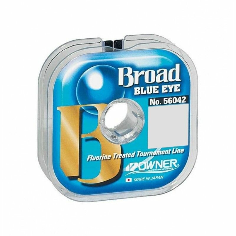 Монофильная леска Owner BROAD Blue Eye 150м 0.16мм 2.7кг, голубая