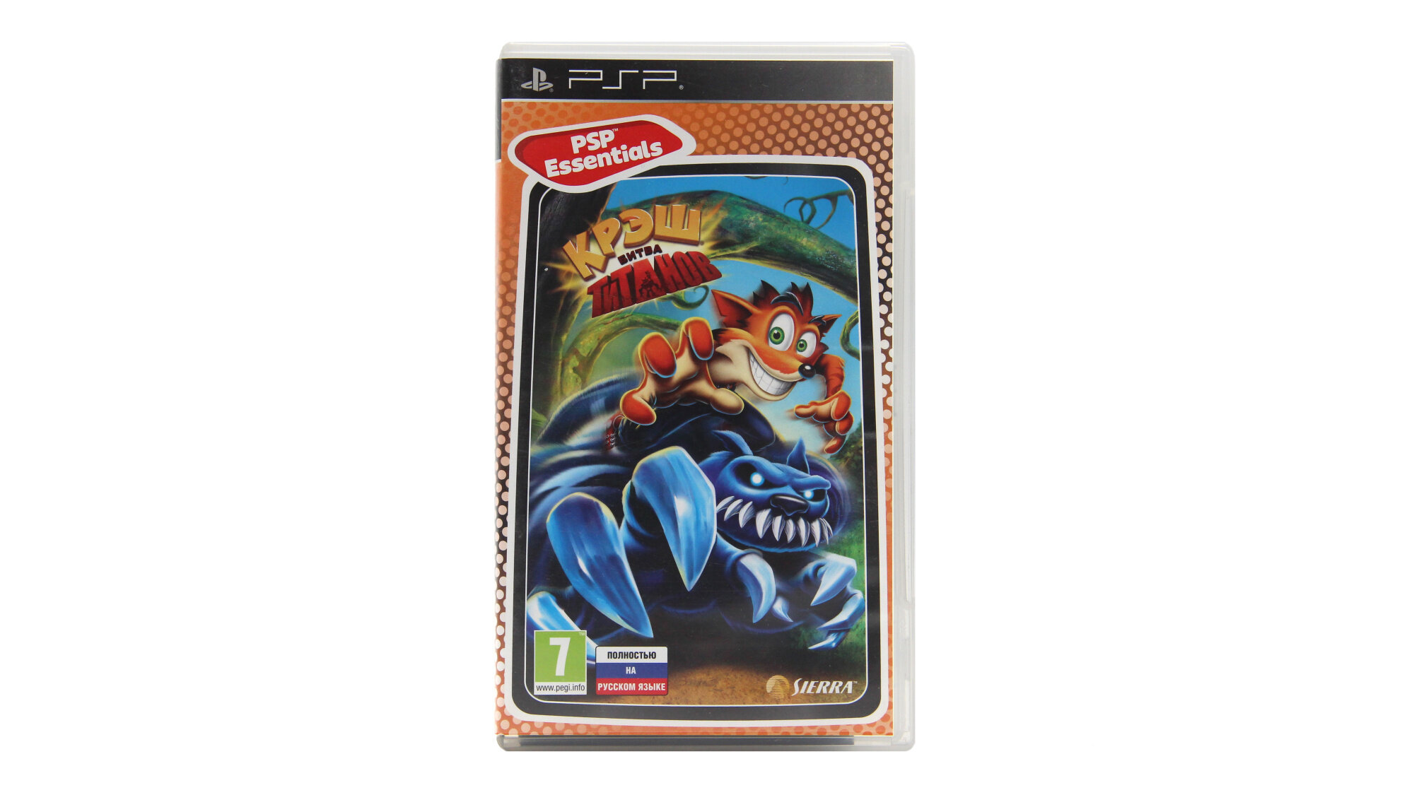 Crash of the Titans (Крэш Битва титанов) (PSP, Essentials, RU)
