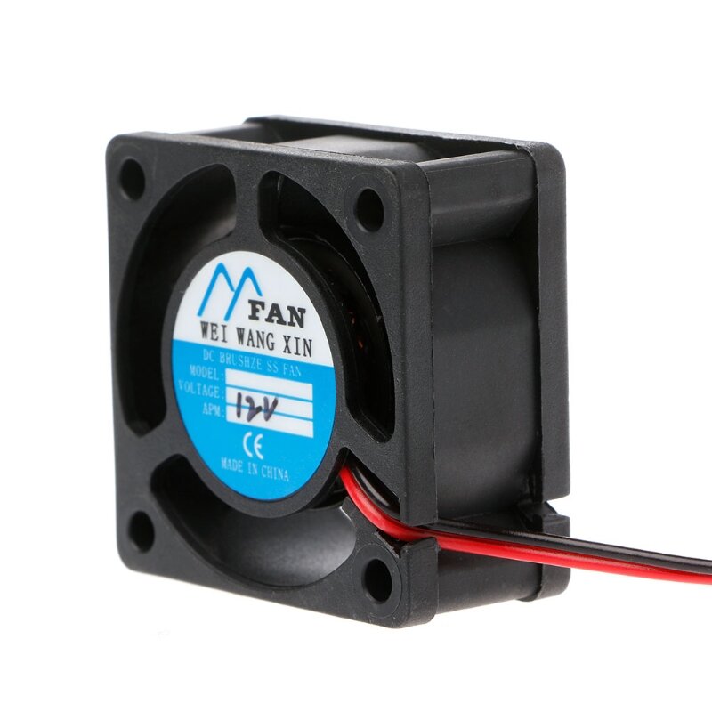 40mm*40mm*20mm DC 12V 2-Pin 5 Blade Cooler Brushless Mini Вентилятор охлаждения 4020