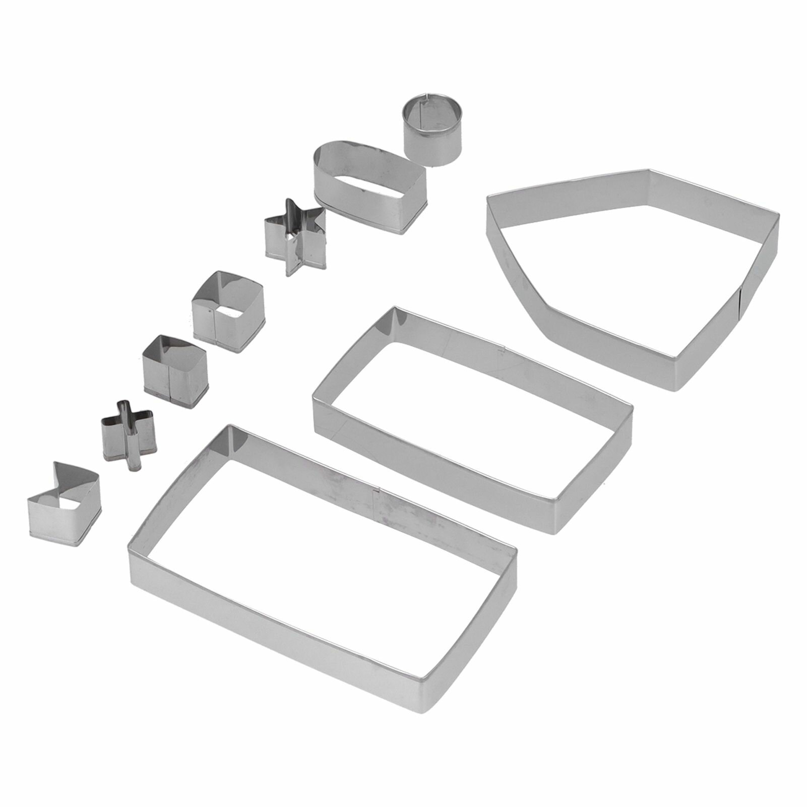 10 шт./компл, набор форм для печенья из нержавеющей стали, набор инструментов для выпечки сделай сам , рождественский дом, инструмент для выпечки