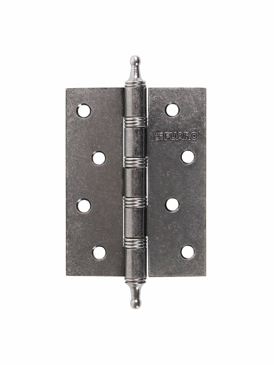 Комплект 2 шт. - Петля Fuaro (Фуаро) универсальная IN4400U/A OS (4BB/A 100x75x2,5) античное серебро