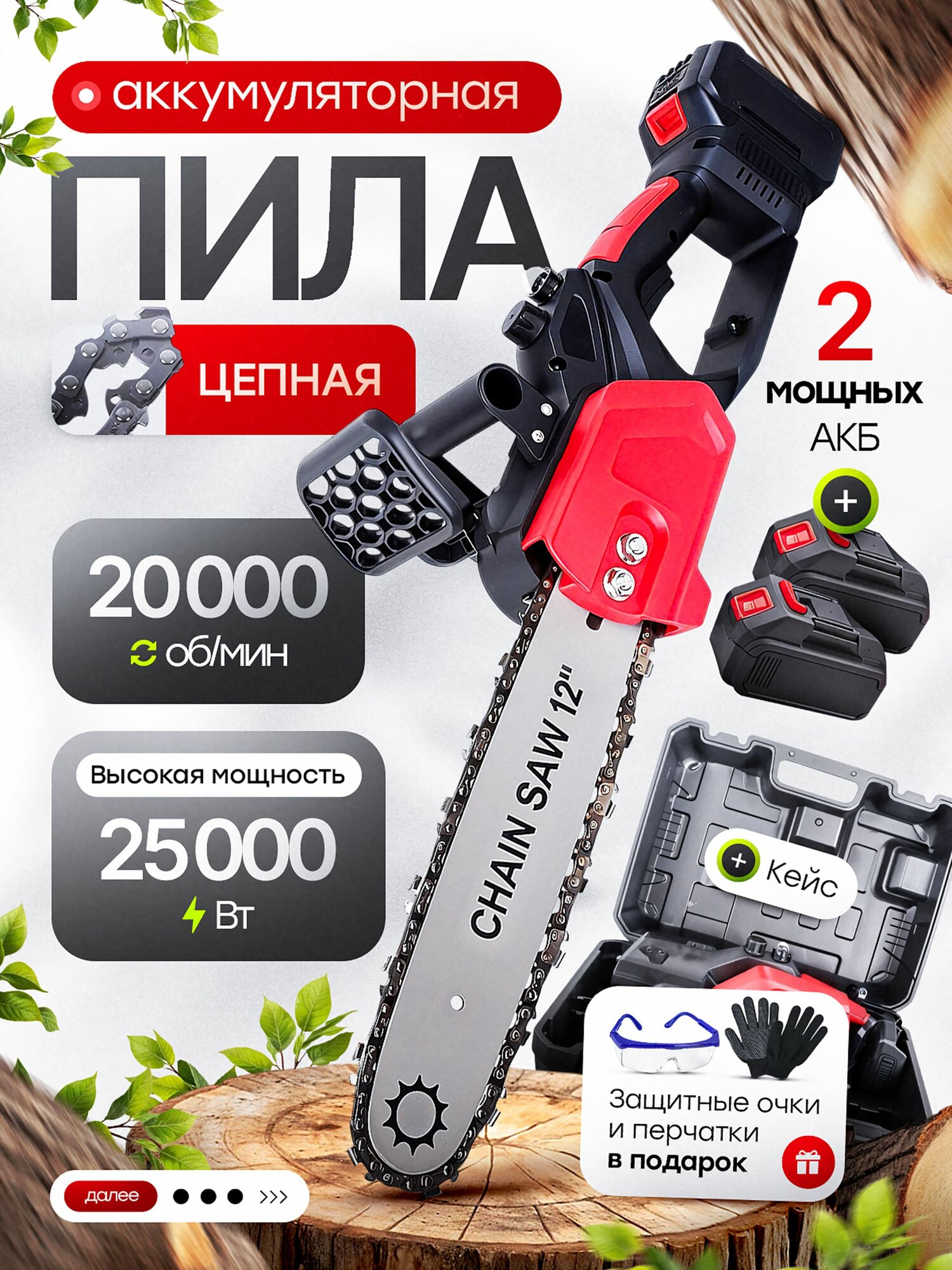 Цепная электропила