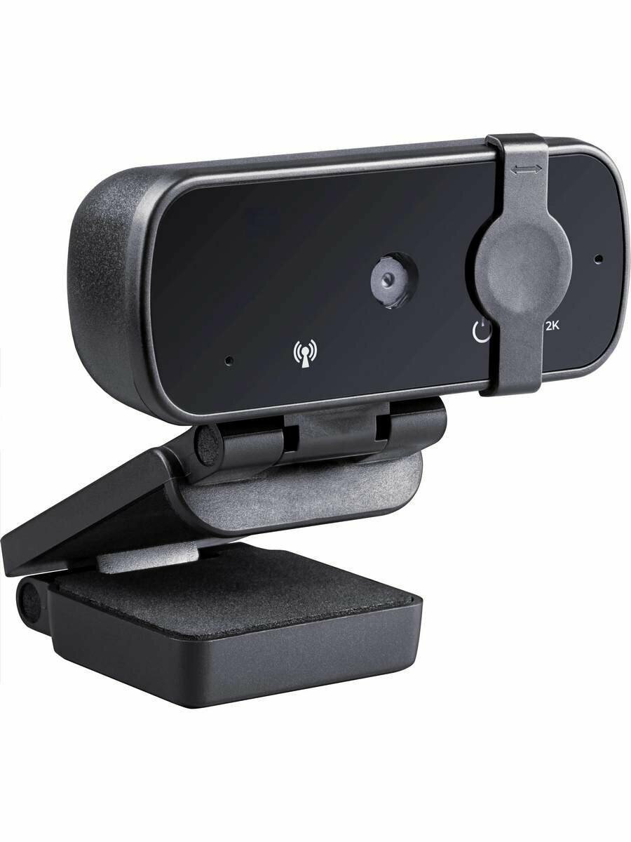 Камера-Web DEFENDER G-lens 2593 black (4MP, 2560х1440, USB 2.0, микрофон) (63193)