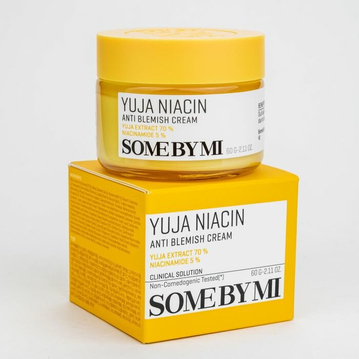 Some By Mi Крем для проблемной кожи с экстрактом юдзу и ниацинамидом Yuja Niacin Anti-Blemish Cream, 60 мл