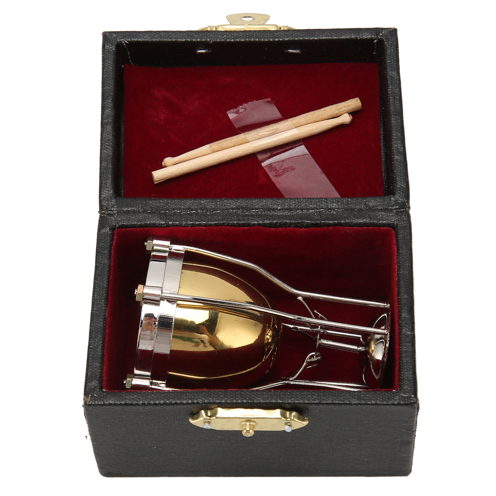 Миниатюрная медная модель литавр, декоративное украшение, изысканный музыкальный инструмент для украшения выпускного, дня рождения, Рождества