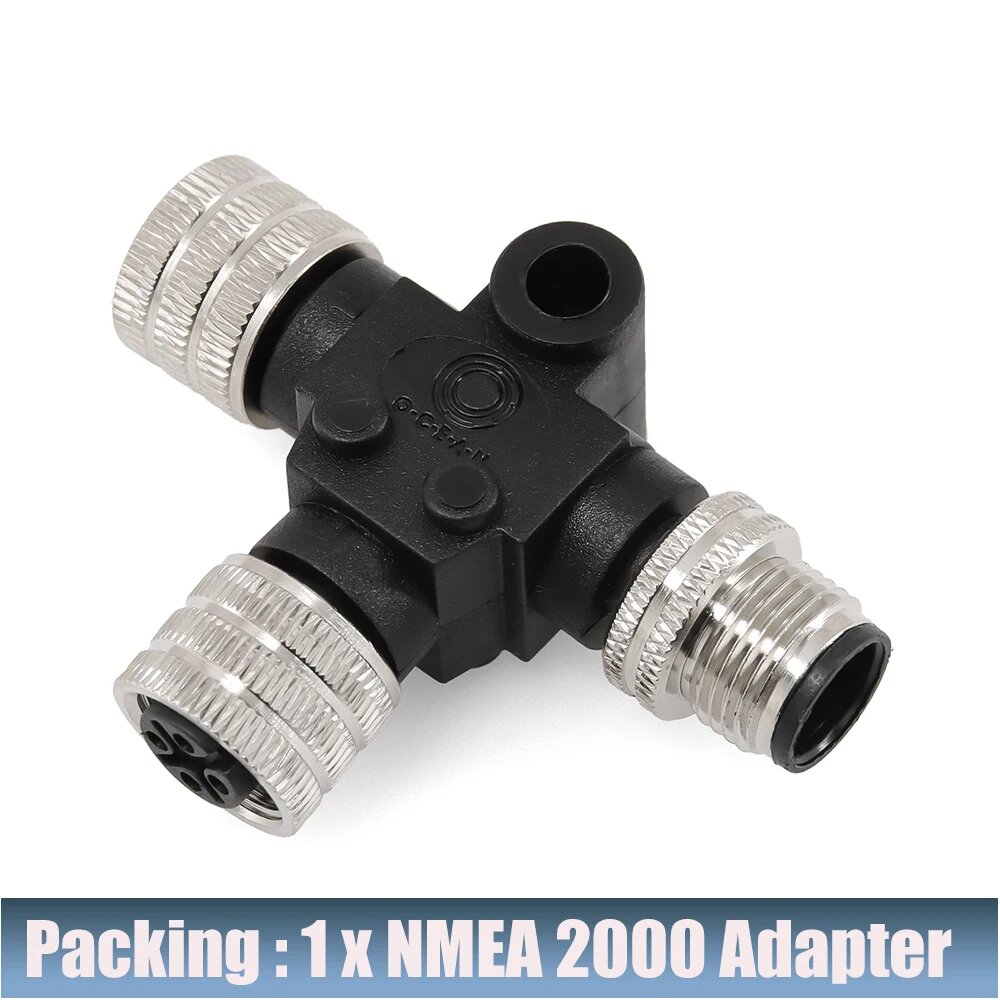 Адаптер NMEA 2000, кабель-переходник, Т-образный разъем, 3 порта, 6 портов, женский и мужской стартовый комплект для морской лодки, морской лодки, 0,5-4 м