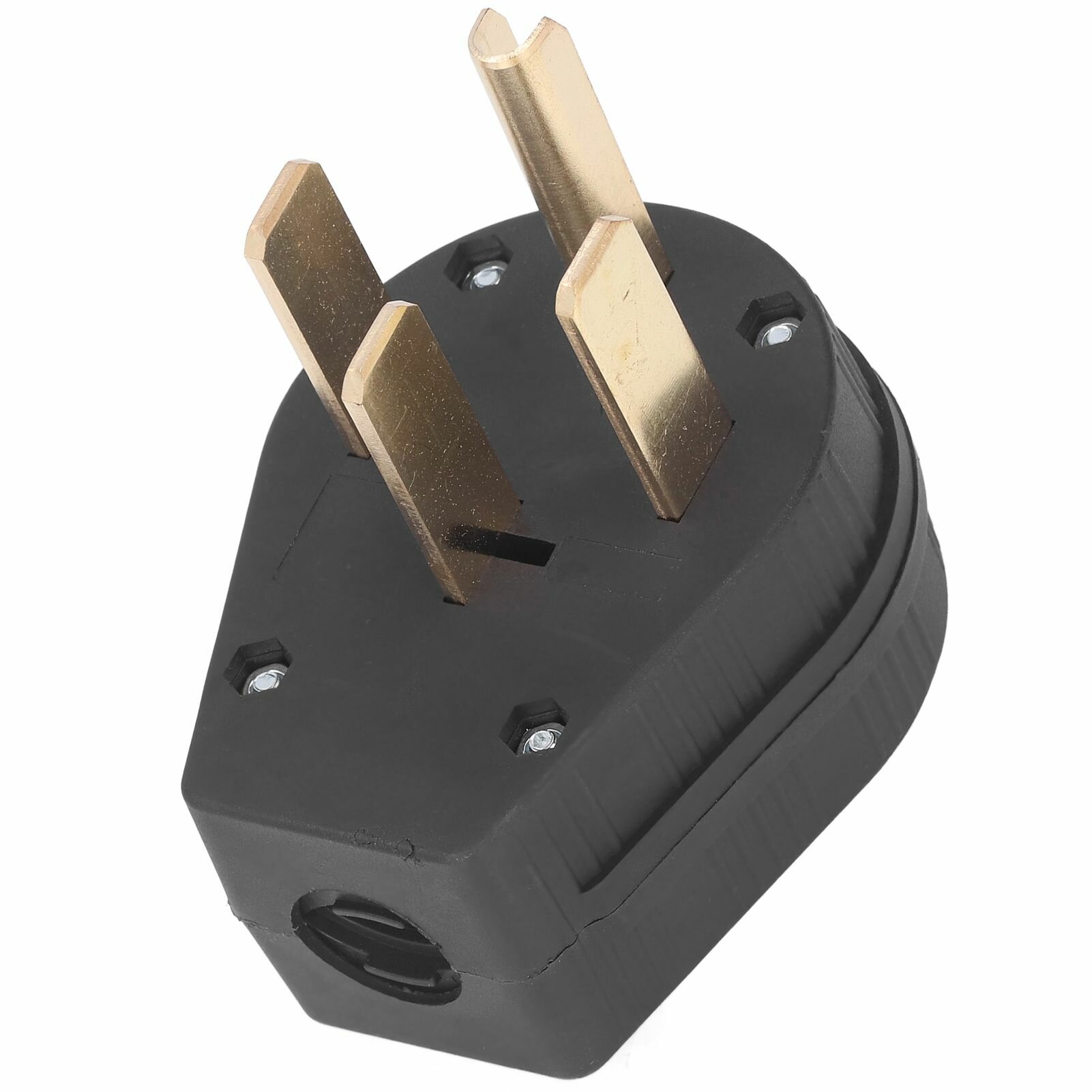 Угловая вилка с прямым лезвием NEMA 14 50P, выходная мощность 50 А, 125 В/250 В, 4-контактная вилка для генератора сушки печи