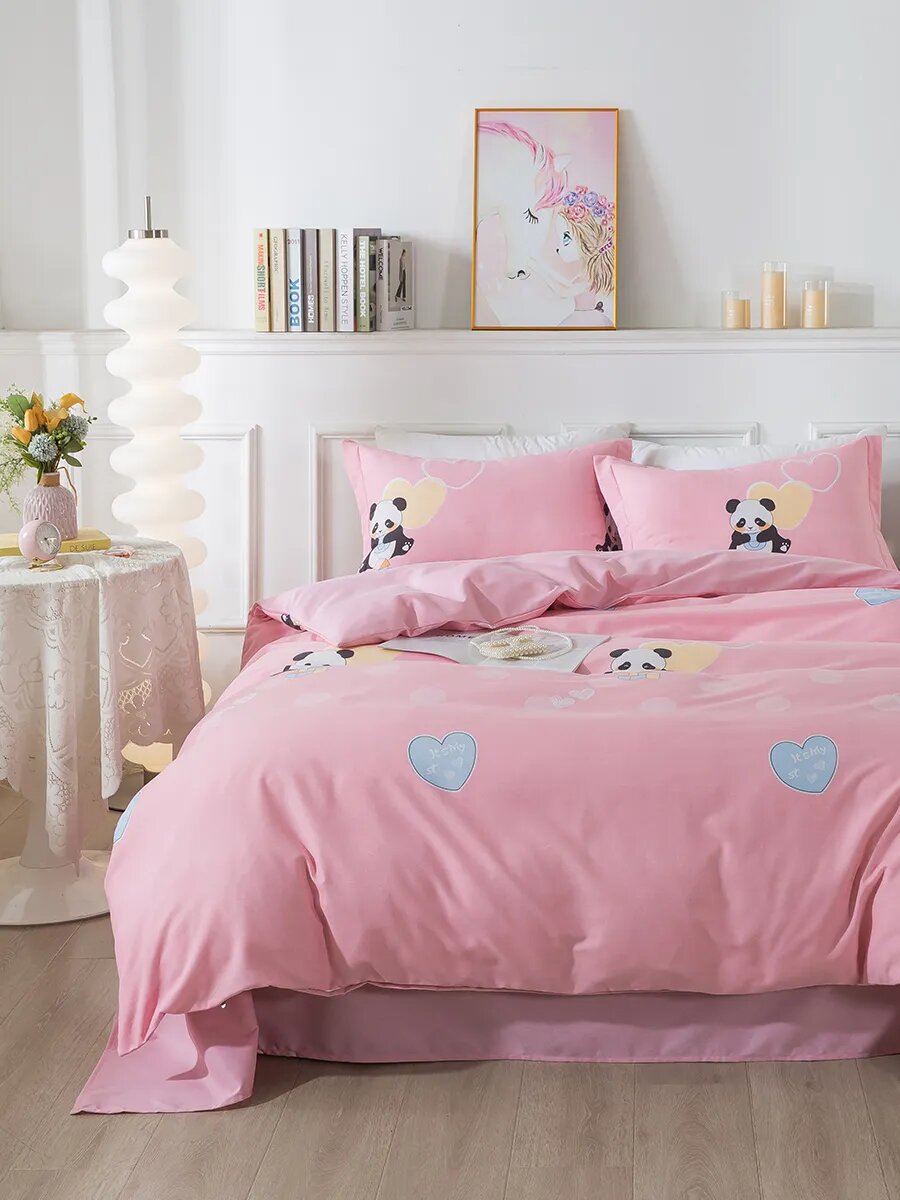 Постельное бельё Flannel евро фланель хлопок