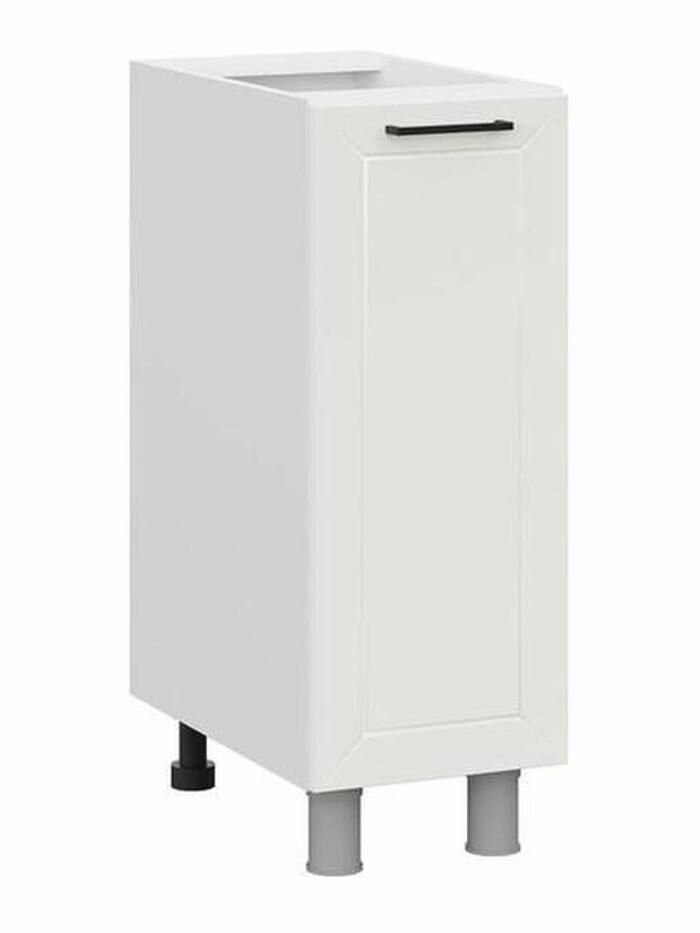 Кухонный модуль напольный, стол Сектор с полками, с доводчиками, 35х50.6х82.4 см, Белый / Бланж