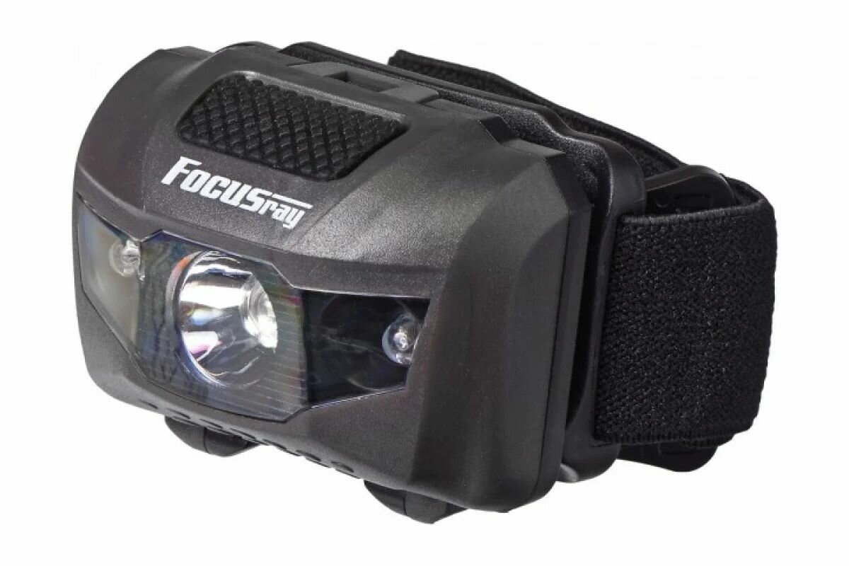 Фонарь налобный Focusray 1052 1W+2 красных светодиода 4 режима 628717