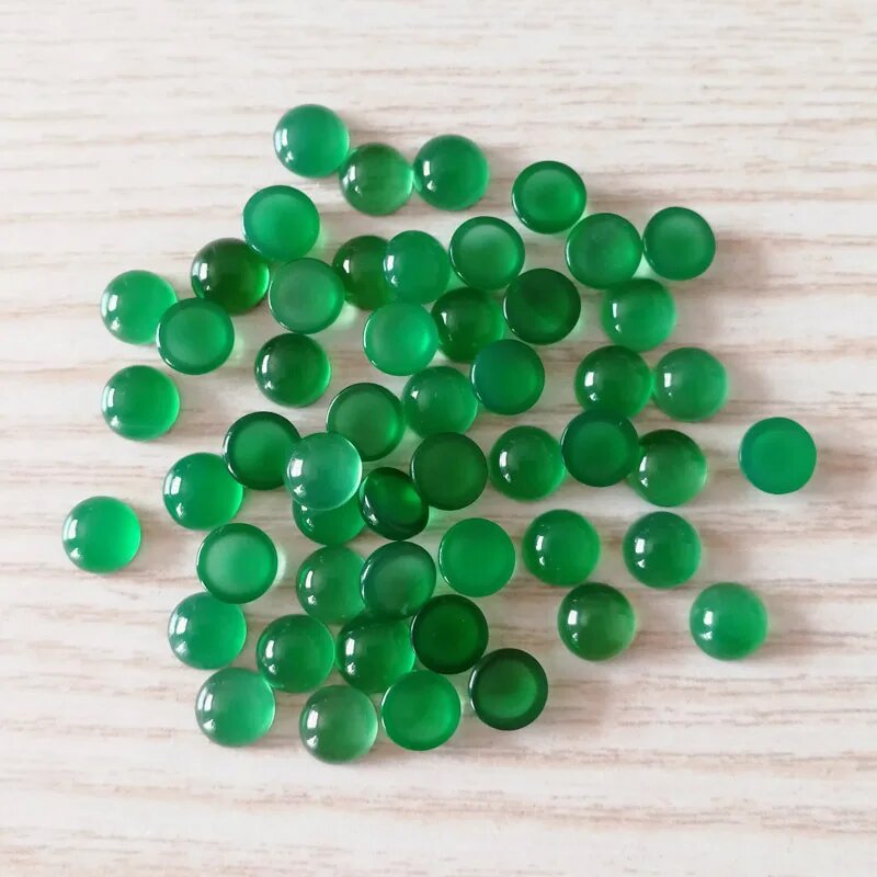 Бусины из зеленого агата, 6-16 мм, 20 шт. (20mm)