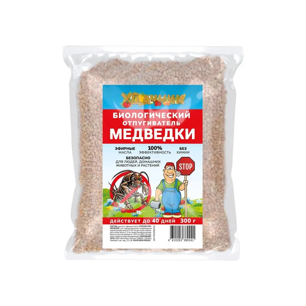 УДАЧНИК "ОТ МЕДВЕДКИ" биологический отпугиватель, 300 грамм