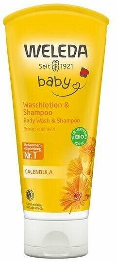 Шампунь-гель Weleda (Веледа) для тела и волос Calendula 200 мл