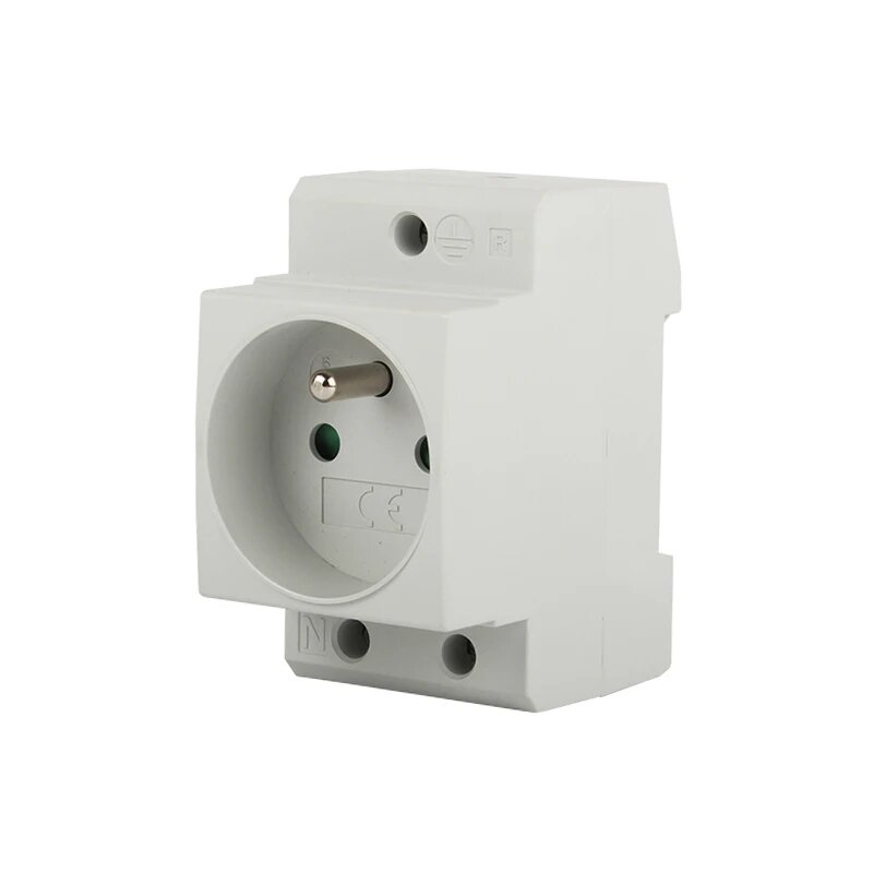 Anssin Schuko розетка DIN-рейка 16А 220V French standard