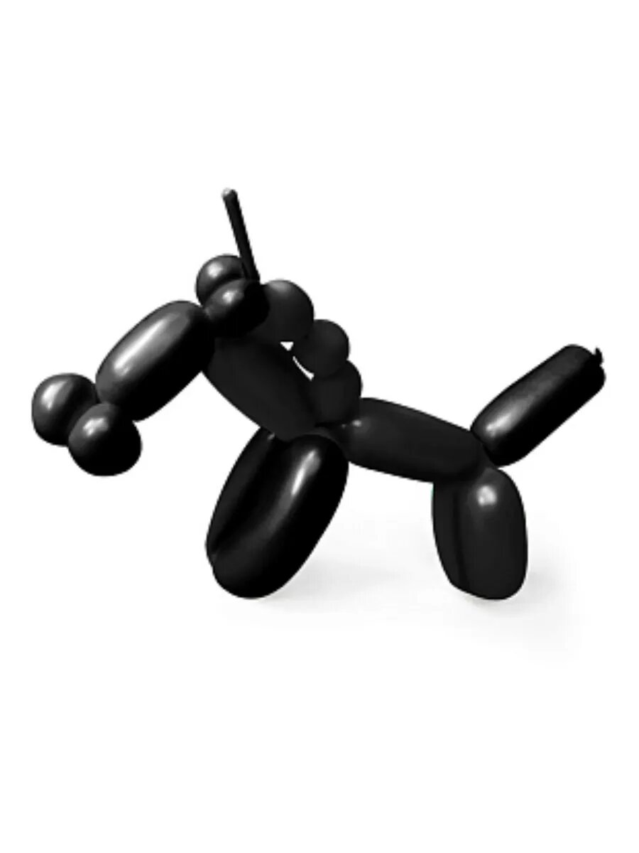 ШДМ Черный, Пастель / Black, латексный шар (160" ) 50 шт. / DECOBAL, Вьетнам