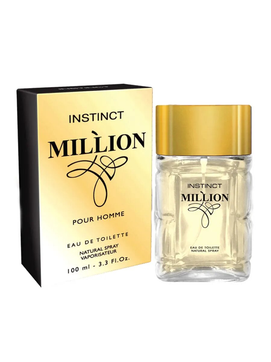 Delta Parfum Туалетная вода Instinct Million мужская, 100 мл