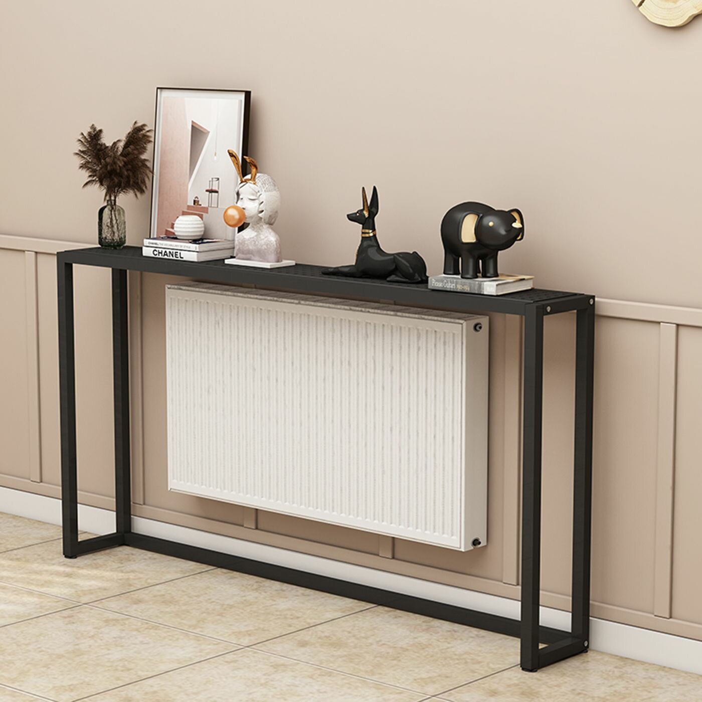 Консольный столик Металл в задней части дивана, Глубина 20cm, Высота 80cm