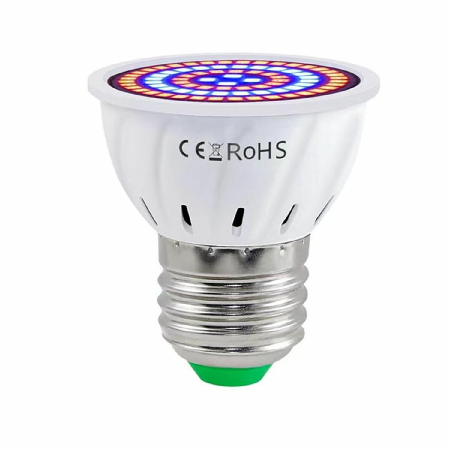 Светодиодная фитолампа полного спектра для оранжерей / комнатных растений / рассады E27 (Н)