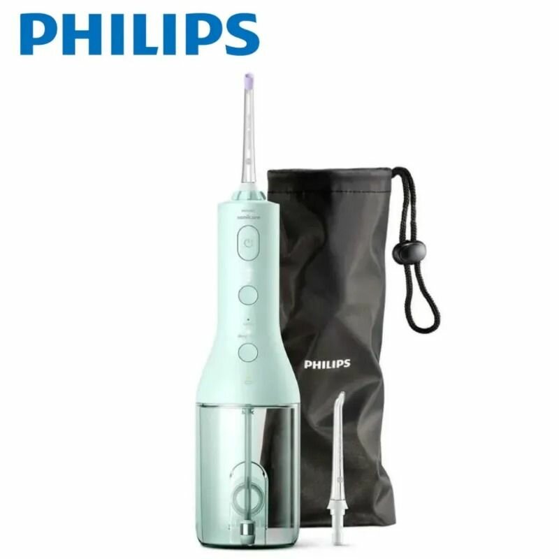 Ирригатор Philips Sonicare Cordless Power Flosser HX3826/34, Мятно-зеленый