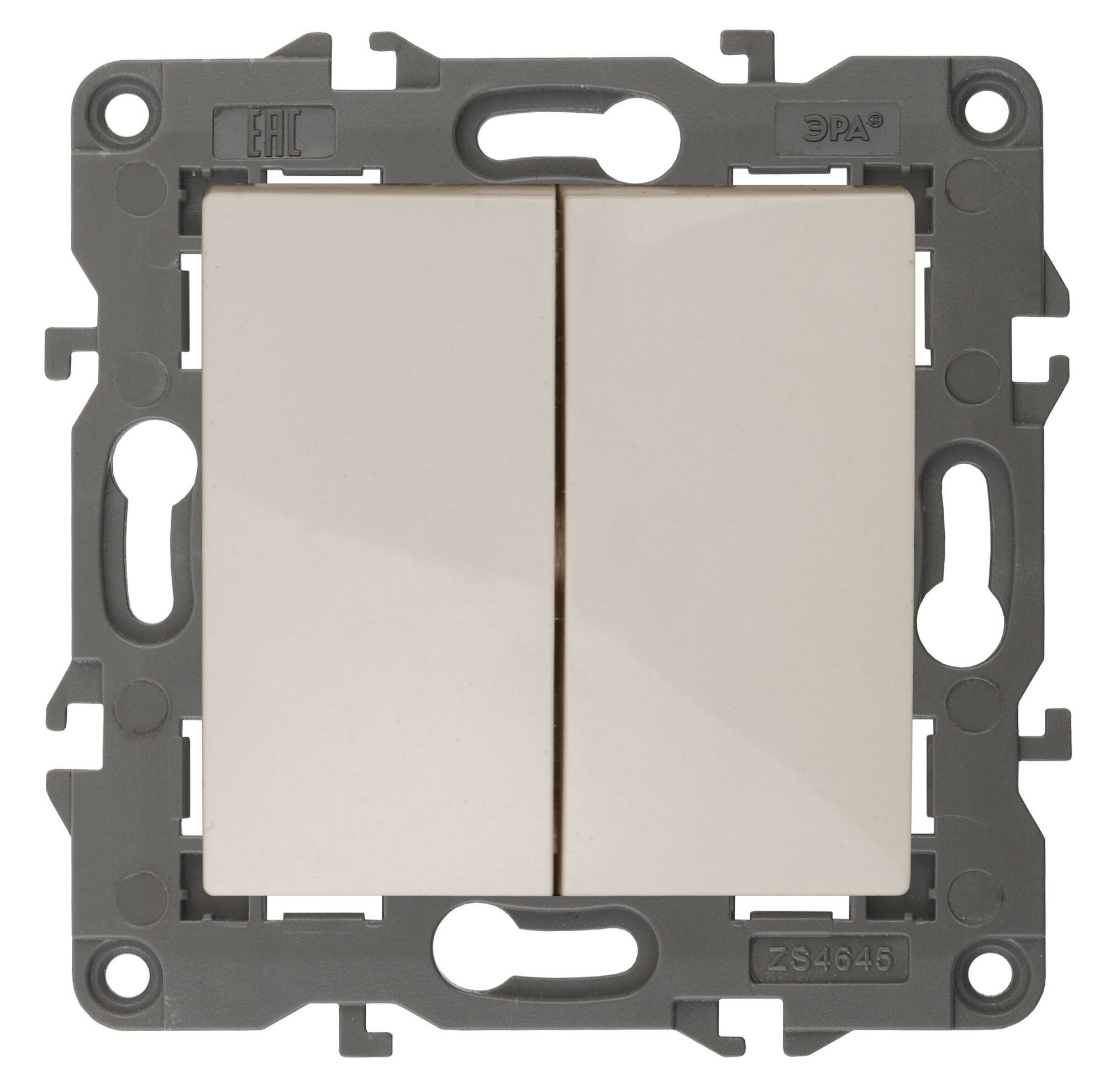 ЭРА 14-1104-02 Elegance Сл. кость Выключатель 2-кл, Б0034231