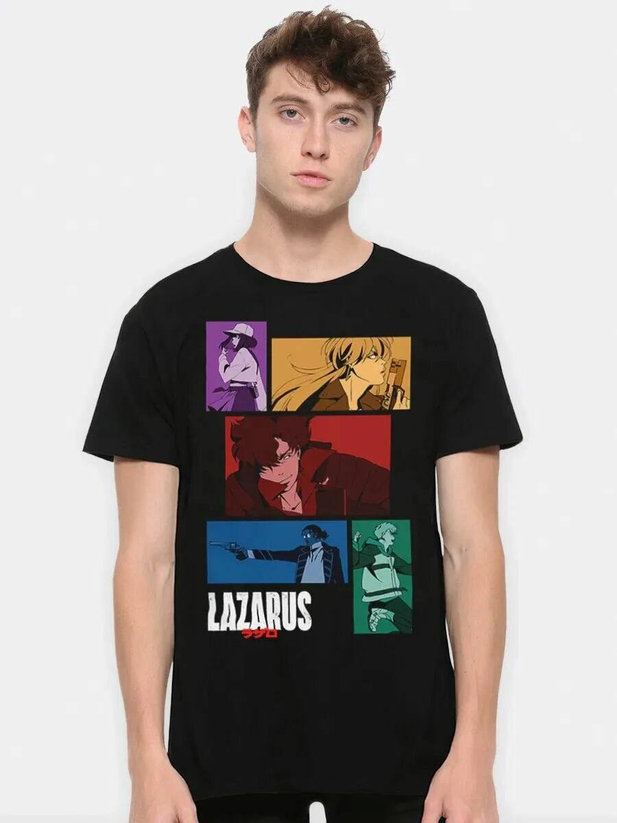 Футболка Лазарь / Lazarus / Мужская черная XS
