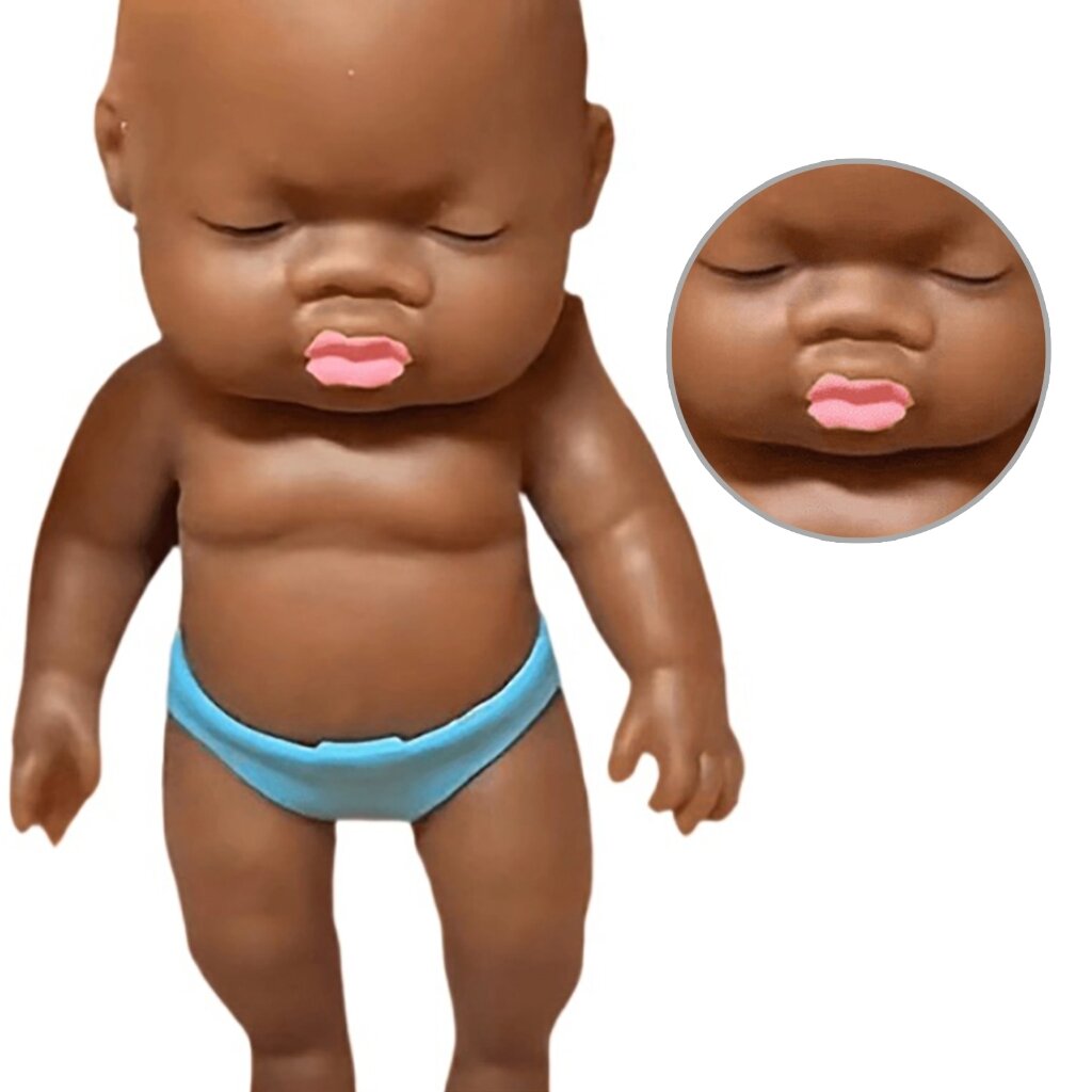 Игрушка для Снятия Стресса для Взрослых Эластичная TPR Squeeze Doll Игрушка Стрейч Африканская Кукла Игрушка Детский Фестиваль Goodie Bag Наполнители
