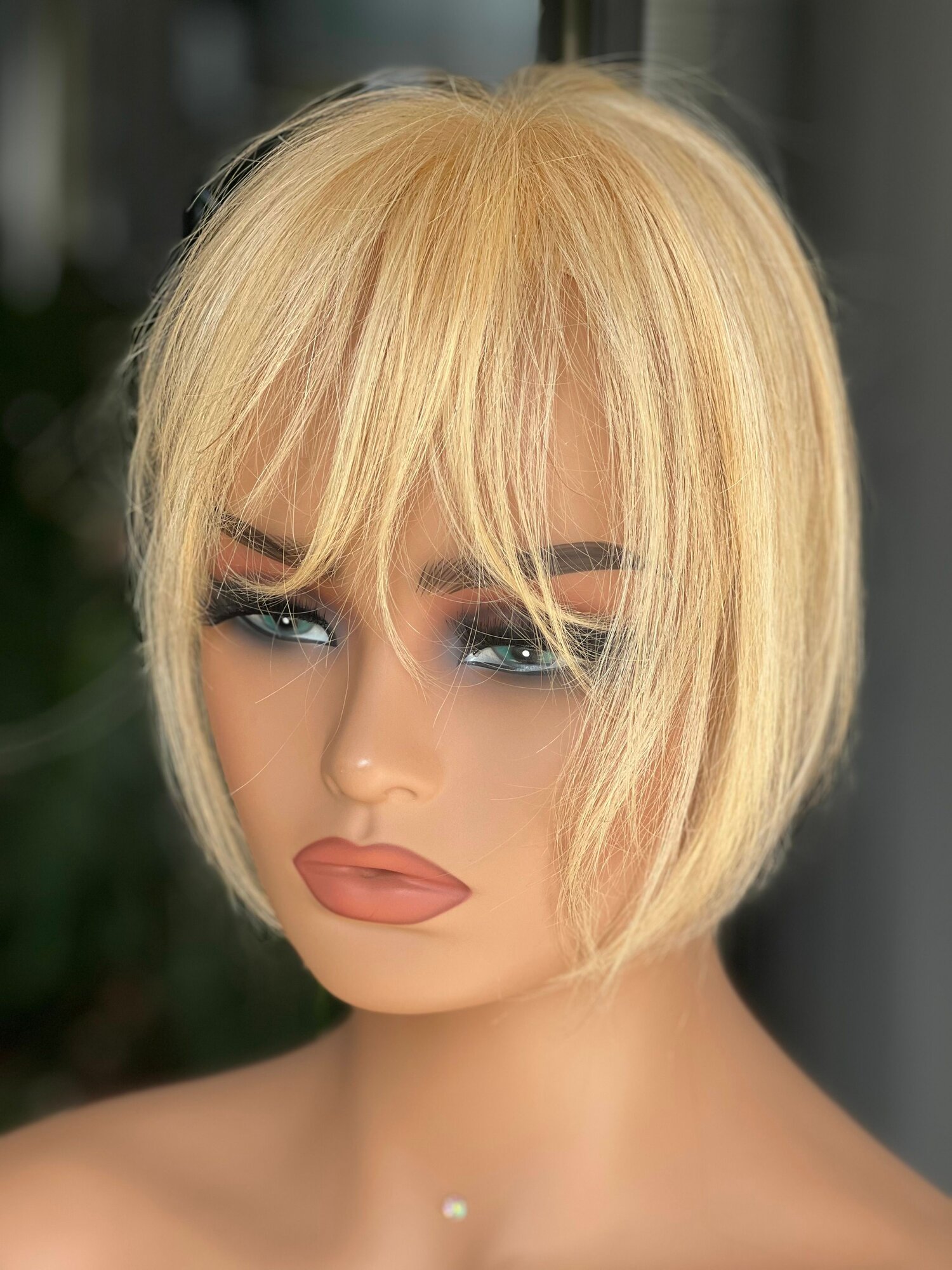 Накладка luxury для волос мини нежность из натурального волоса 23см тепло/пшенично-русый ONLYSHAIR