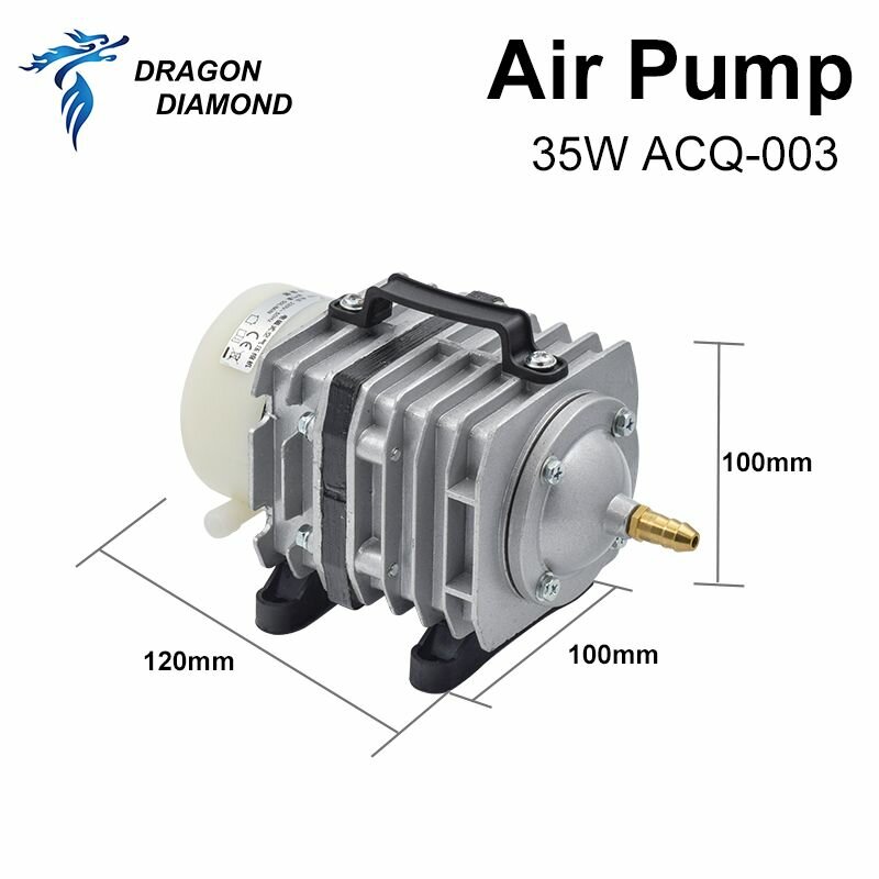 1 шт ACQ-003 50 л/мин воздушный насос компрессор переменного тока 220-240 В воздушный компрессор 35 Вт для CO2 ЧПУ лазерной гравировальной машины для резки