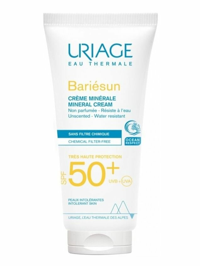 Урьяж Барьесан Крем минеральный SPF50+ (Uriage Bariesun Mineral)