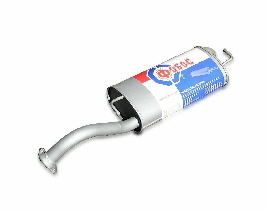 Глушитель Фобос 4079, для Москвич 412, металл, серый металлик