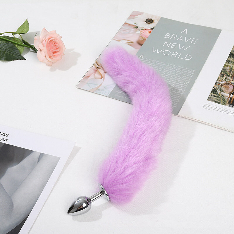 SM лисий хвост металлическая анальная пробка хвост реквизит анальная пробка анальный анус мужские и женские секс-товары