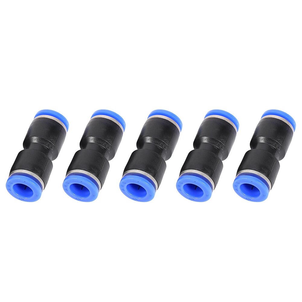 Hose Pipe Connector Oval Shape Durable Stable Pneumatic Push In Fittings, Quick Plug, for 0 To 60°C 0-10 Bar Maximum