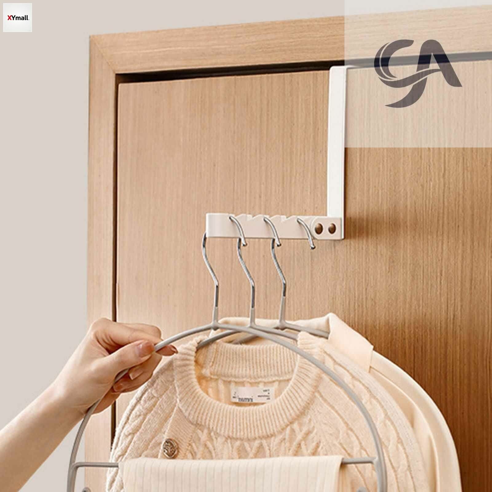 Крючок для одежды без перфорации, вешалка для хранения вещей на двери, складная переносная сушилка для одежды для деловых поездок и отелей