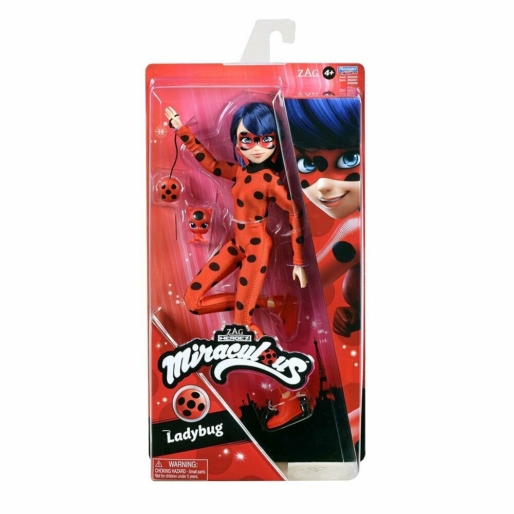 Playmates Toys Zag Heroez Miraculous Ladybug Fashion Doll / Модная кукла с чудотворная персонажем и аксессуарами