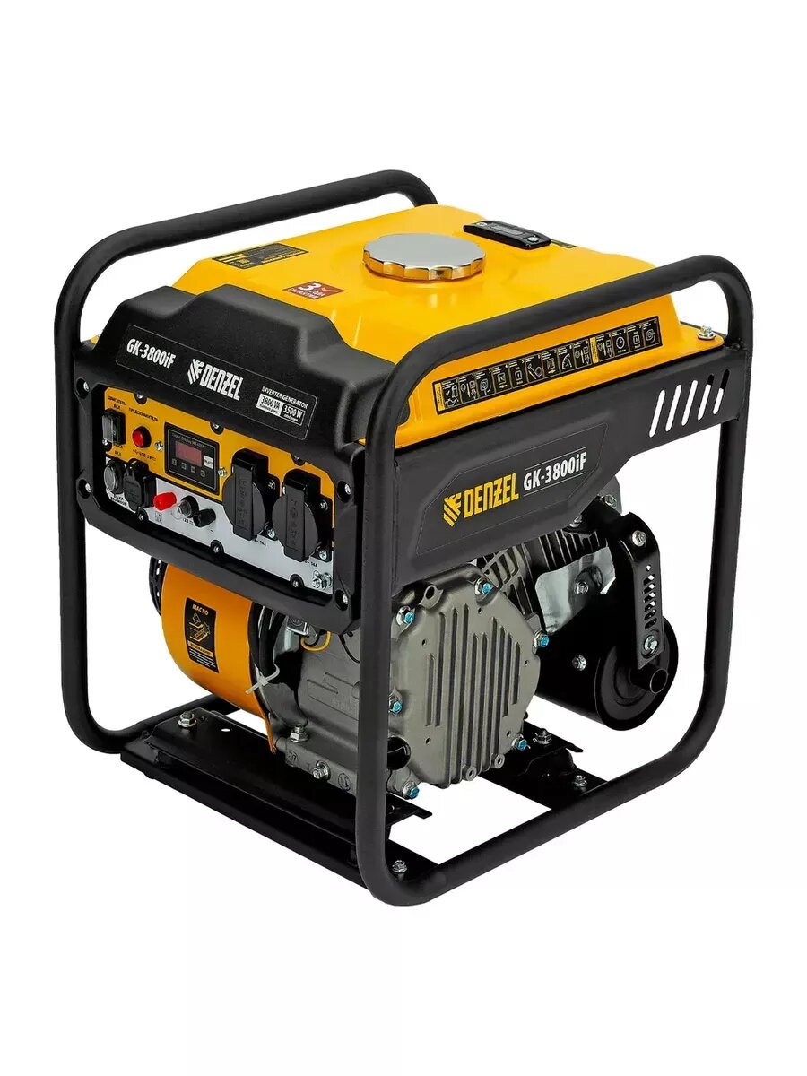 Генератор инверторный GK-3800iF, 3,8 кВт, DENZEL 94708