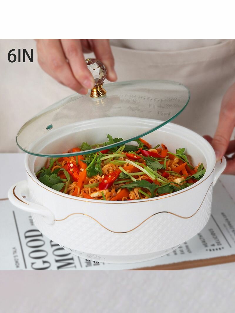 Супница, бульонница, диаметр 15.2 см, 1 шт