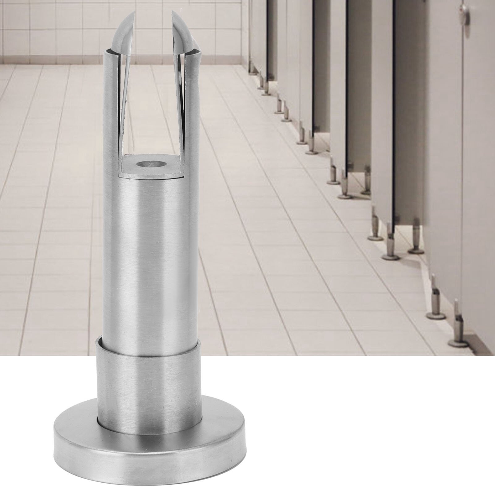 Ножка для поддержки перегородки из нержавеющей стали, зажим для стеклянного ограждения для общественной ванной комнаты, туалета, уборной