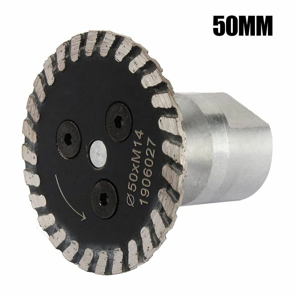 Алмазная пила с апертурой M14 30/50 мм со съемным гравировальным и отрезным диском, подходящая для гранита, песчаника и бетона