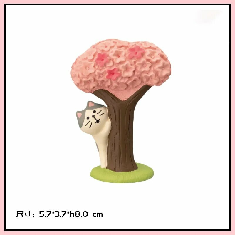 Фигурка кота под цветущей сакурой Zakka Japan, Цвет: 11